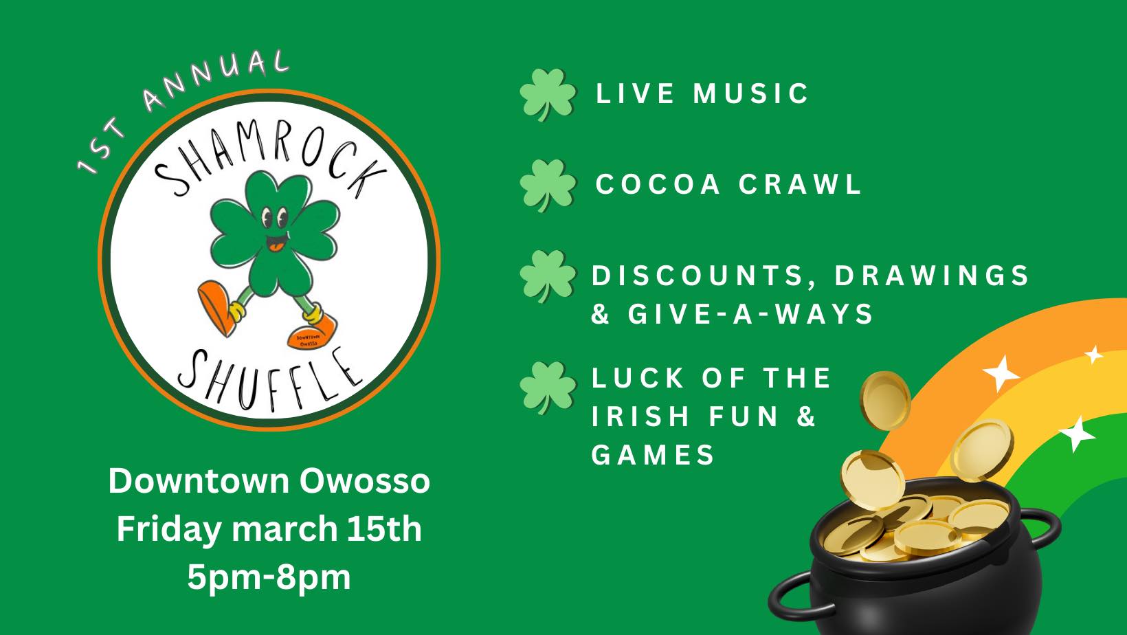 Shamrock Shuffle - Downtown Owosso, Michigan